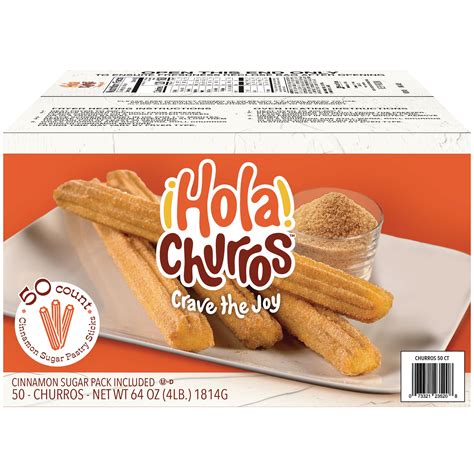 ¡hola Churros 10 Plain 50 Count 1820958 25 99 Down From 26 49