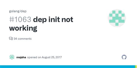 Dep Init Not Working Issue Golang Dep GitHub