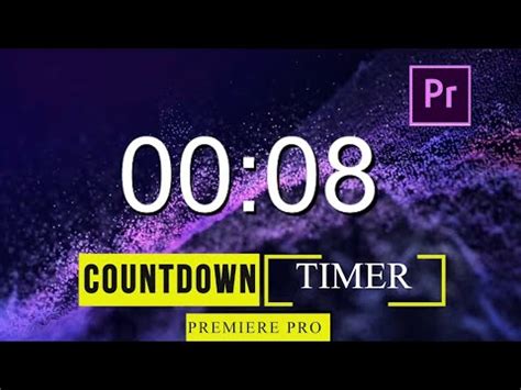 How To Add Countdown Timer Timecode In Premiere Pro YouTube