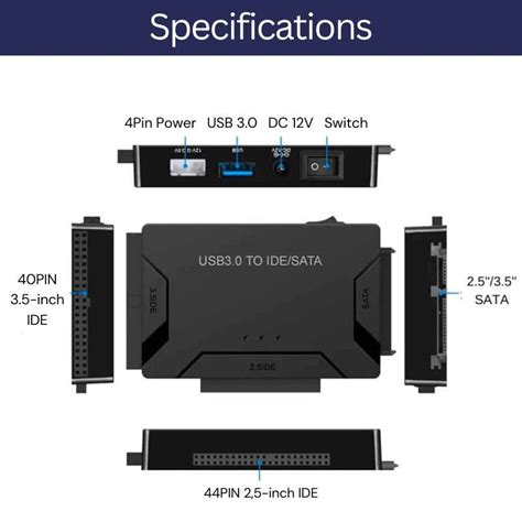 Additional Usb 30 To Idesata Hard Drive Adapter