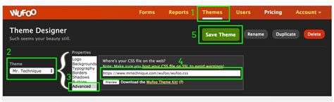 how to add custom css to wufoo forms in 2021