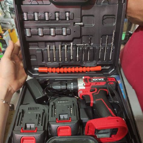 Jual Bor Cas Volt Bor Cordless Bor Baterai Volt Bor Beton Baterai V Dekwe Volt