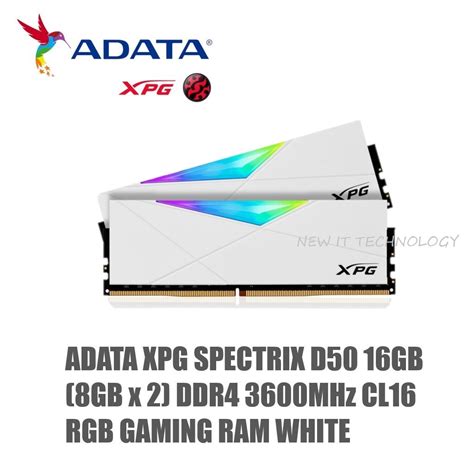 ADATA XPG DDR4 RGB GAMING DESKTOP PC RAM GAMMIX D35 SPECTRIX D41 SPECTRIX D35G SPECTRIX D50 D60