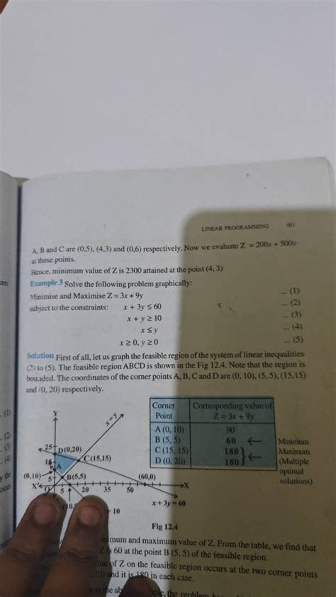 Linear Programming401a B And C Are 0543 And 06 Respectively