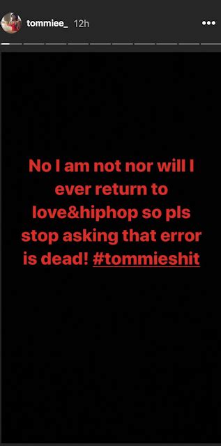 Lhhatl Tommie Lee Wants You To Know Shes Never Returning To Love