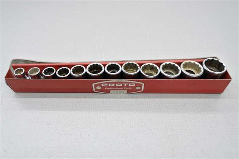 Proto USA Drive Socket Set In Case Tool Exchange