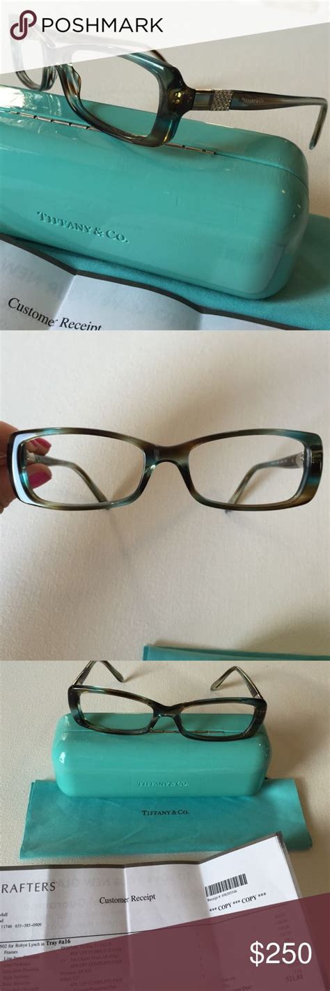 Tiffany 8124 Eyeglasses Frames Tortoise Blue Glasses Accessories