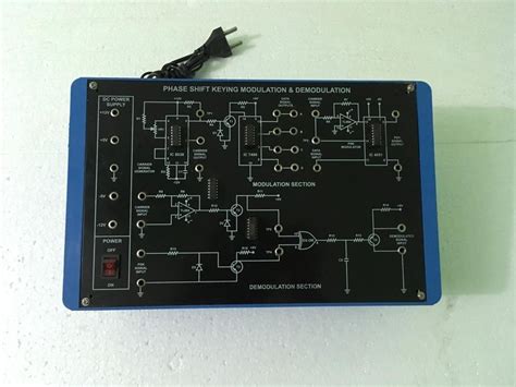 Phase Shift Keying Modulation Trainer Kit For College Lab Model Name