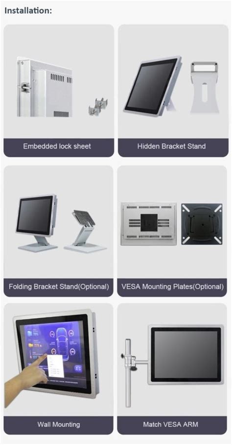 15 6 Inch IP65 Android Panel PC HMI For Industrial Applications