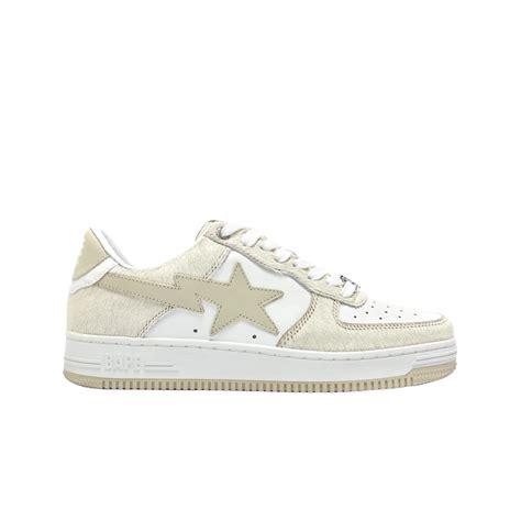 베이프 베이프 스타 1 베이지 화이트 Bape Kream