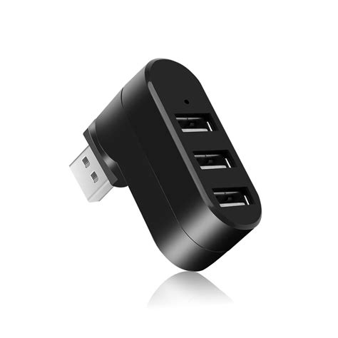 3 Usb Hubs Usb Hub 2 0 3 Ports Usb 2 0 Mini Rotate Vicedeal