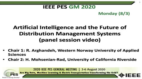 PES GM Panel Video Artificial Intelligence And The Future Of Distribution Management
