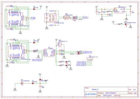 Stm32f103zet6demoboard 嘉立创eda开源硬件平台