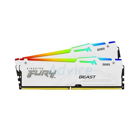 Ram Ddr55200 32gb 16gbx2 Kingston Fury Beast Rgb White