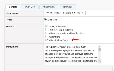 Workflow Smart View At Initiation Opentext Forums