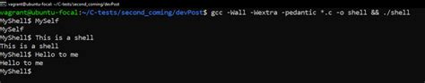 Build Your Own Shell Part 1 👨🏾‍💻 Dev Community