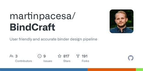 Github Martinpacesabindcraft User Friendly And Accurate Binder Design Pipeline