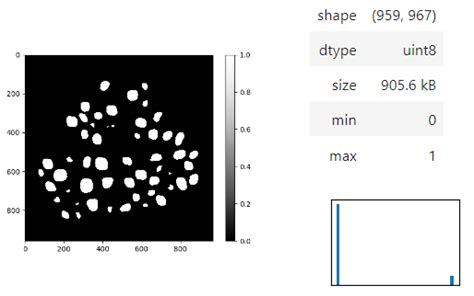 resetting the gray values in napari labels layer after merging