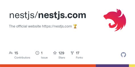 Github Nestjs Nestjs The Official Website Https Nestjs