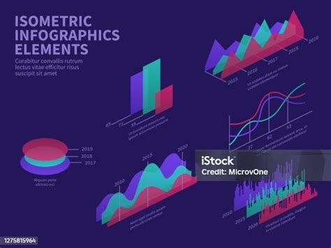 등분 메트릭 인포그래픽 요소 3d 그래프 막대 차트 시장 히스토그램 및 레이어 다이어그램 비즈니스 프레젠테이션 벡터 인포그래픽 0명에 대한 스톡 벡터 아트 및 기타 이미지