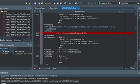 compilar em android acusando erro em ansistring · issue 114