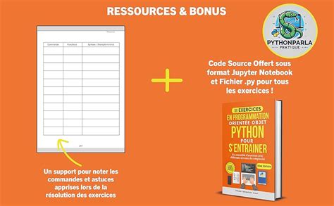 Amazonfr 30 Exercices En Programmation Orientée Objet Python Pour Sentrainer Un Ensemble D