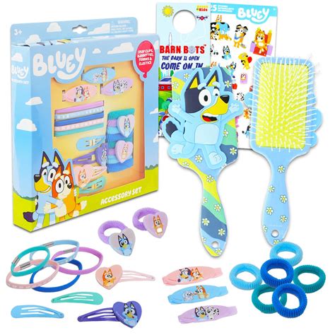 Bluey Hair Accessories Set For Girls Bundle With Bluey