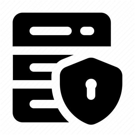 Data Security Database Protection Software Icon Download On