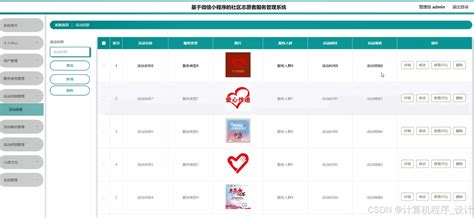 springboot基于微信小程序的社区志愿者服务管理系统源码毕设 论文 基于微信小程序的社区志愿服务系统 csdn博客