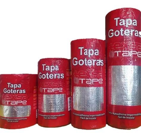 Cinta Tapagotera Impermeabilizante Texsa 50cm Rollo 5 Metro Cuotas