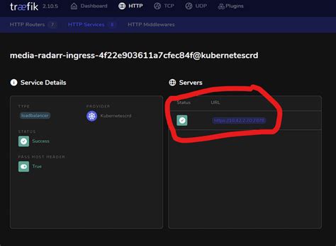 Kubernetes Ingressroute Routing To An Endpoint Instead Of