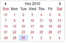 ZK Component Reference Input Calendar Documentation