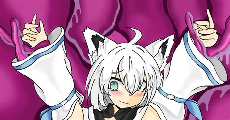 ホロライブ 触手プレイ白上さん 忍者サスケのイラスト Pixiv