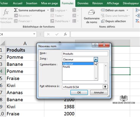 Tuto Excel Créer Une Plage Nommée Dynamique Tutoriel Excel