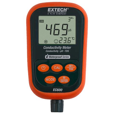 Extech® Ec600 Waterproof Phmvconductivitytdssalinitytemp Meter