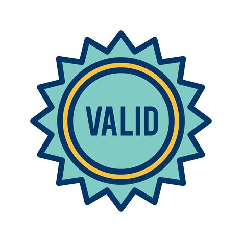 Vector Valid Stamp Icon 349626 Vector Art At Vecteezy