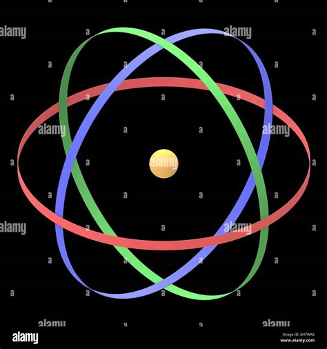 Atomic Structure Artwork Stock Photo Alamy
