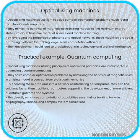 Optical Ising Machines Speed Precision And Scalability