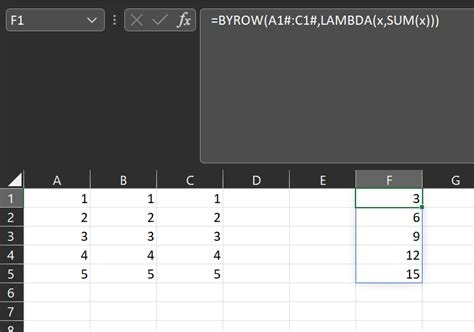 How To Use Sum Function With New Dynamic Arrays In Excel Stack Overflow