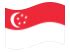 Gráficos De Bandera Animados Para Singapur