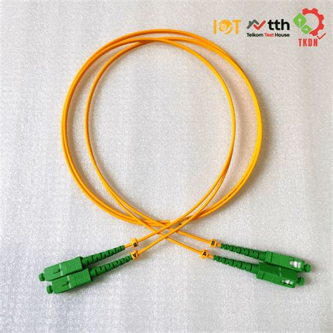 Jual Kabel Patchcord Patch Cord IOT SC APC SC APC Single Mode SM Duplex DP 3 0mm 2 0mm 1M 3M 5M