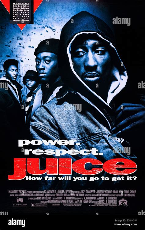 Juice Us Poster Art From Left Khalil Kain Jermaine Hopkins Omar