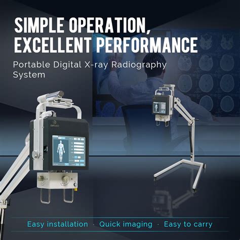 Portable Mobile 5kw Digital Portable Medical Xray Radiology Machine