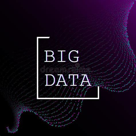 Big Data Visualization Network Stock Vector Illustration Of Design Concept 163189835