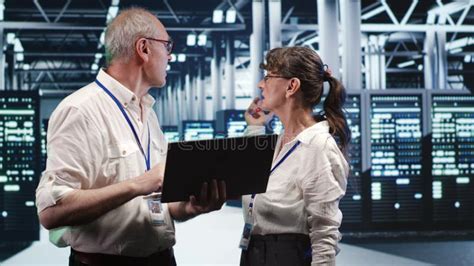 Green Screen Server Rigs Monitoring Stock Video Video Of Operations