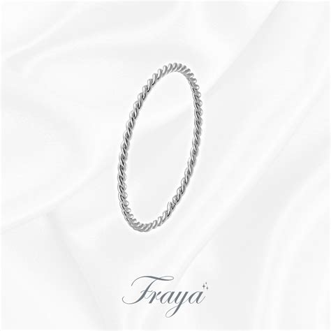 Fraya แหวนเกลียว บาง 1 Mm สแตนเลส ไม่ลอก ไม่ดำ โดนสารเคมีได้ แข็งแรง ทนทาน ของขวัญ Shopee Thailand