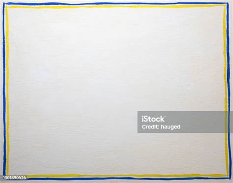 파란색과 노란색 프레임 사각형 흰색 배경입니다 브러시로 직접 그린 일러스트 레이 션 0명에 대한 스톡 사진 및 기타 이미지 0명 가장자리 거친 Istock