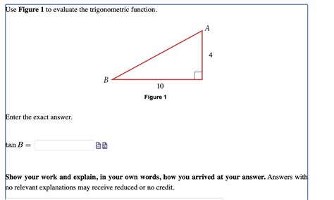 Solved Use Figure 1 To Evaluate The Trigonometric Function Chegg
