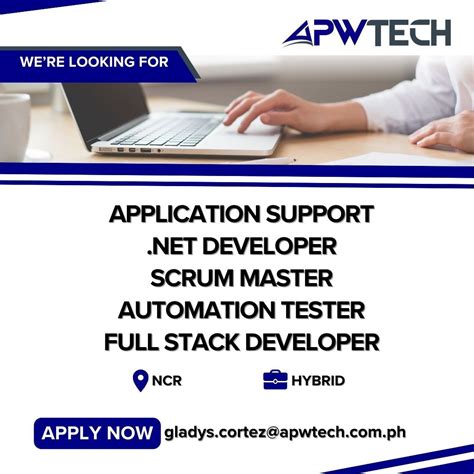 gladys joy cortez on linkedin apwtechjobs hiring apwtech