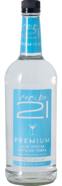 Recipe 21 Vodka Nv 1 L
